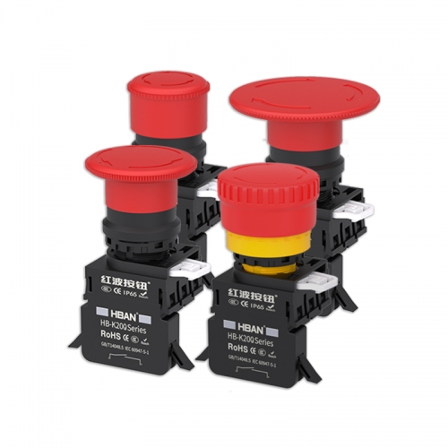 High-Performance E Stop Switch for Industrial Safety-HBAN hongbo pushbutton